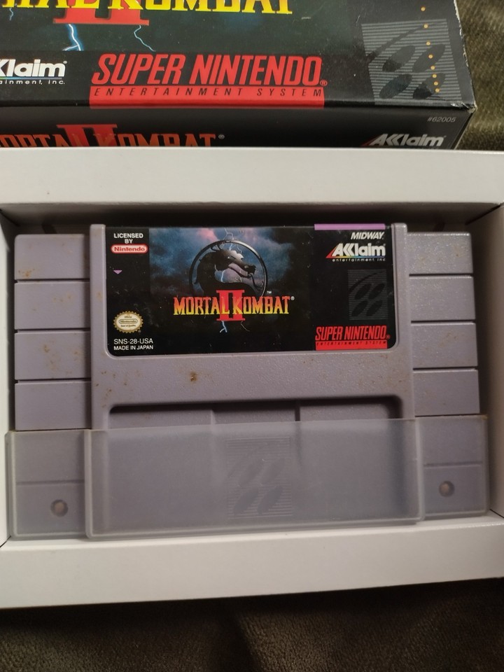 Super Nintendo Mortal Kombat II Game Super NES SNES | eBay
