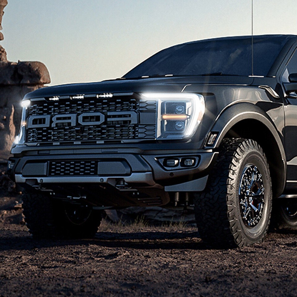 Full LED Headlights For Ford F150 F-150 14th Gen 2021 2022 2023 Front ...