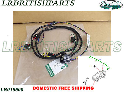GENUINE LAND ROVER WIRING HARNESS REAR BUMPER LR4 NEW LR015500 | eBay