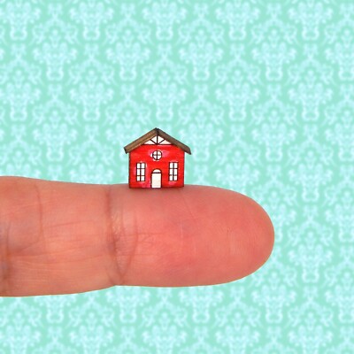 1/144 Scale Dollhouse Miniature Little RED Dollhouse for Your Dollhouse ...