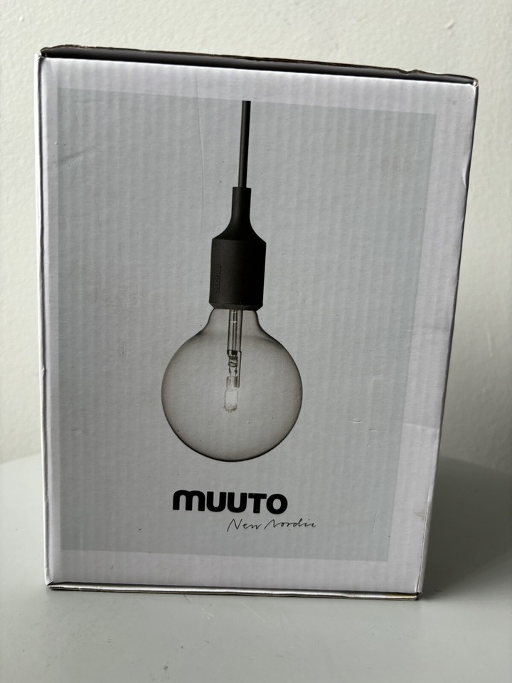E27 Pendant Lamp Red Muuto Denmark New in Box | eBay