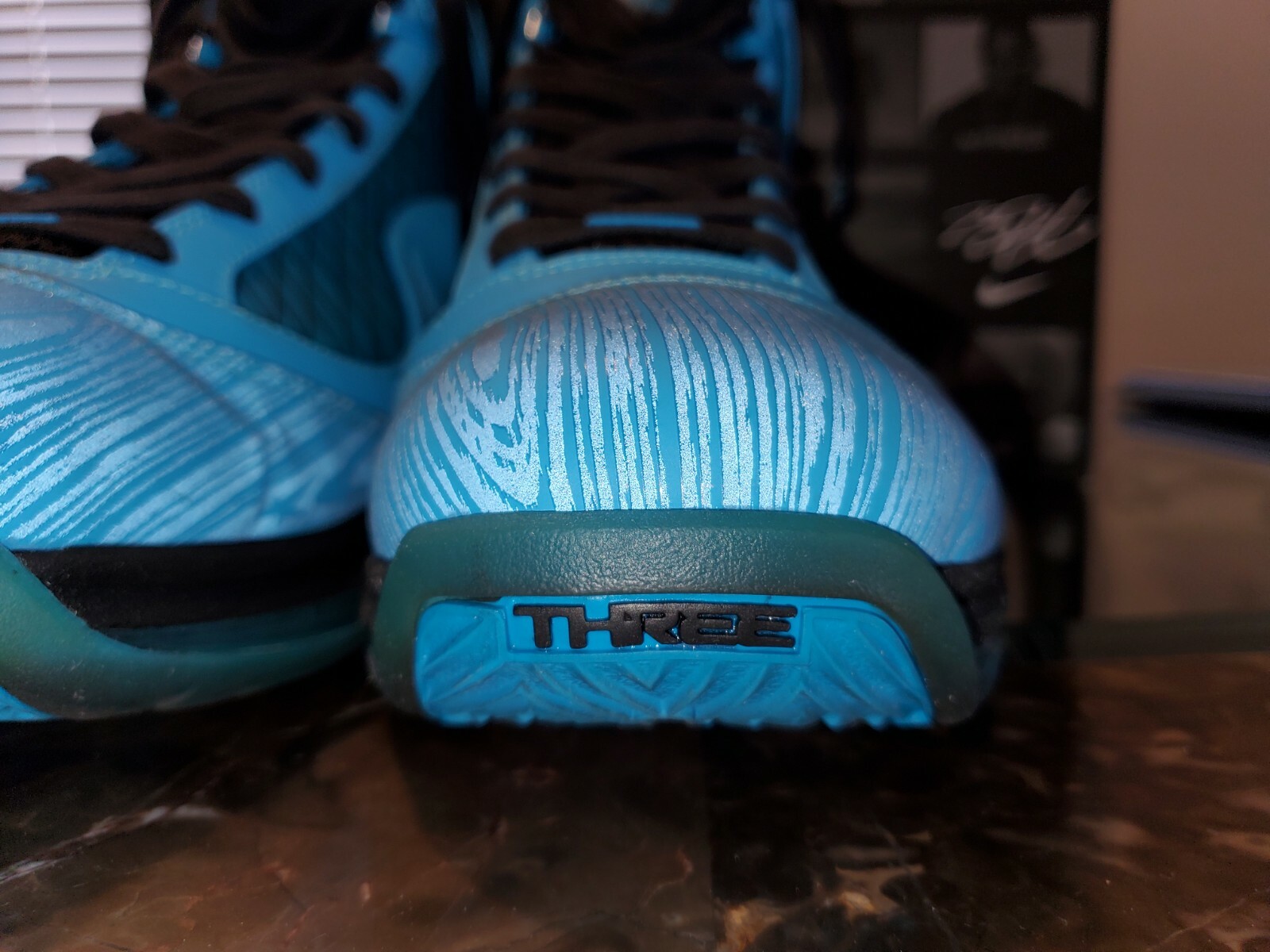 2010 Nike Air Max Lebron VII 7 All Star Chlorine Blue Black 375664 401 ...