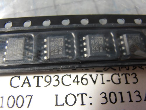 10PCS CAT93C46VI-GT3 1.8v~5.5v EEPROM 1Kb (128 x 8、64 x 16) 93c46 SO8 ...