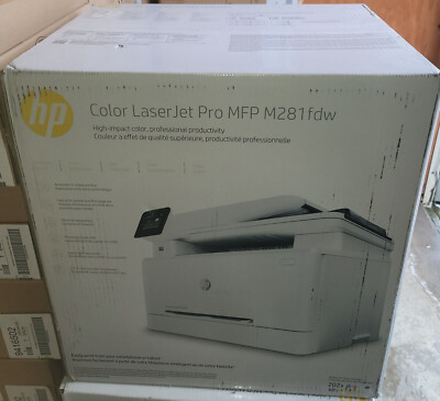 NEW HP M281fdw LaserJet Pro All in One Wireless Color Laser Printer ...