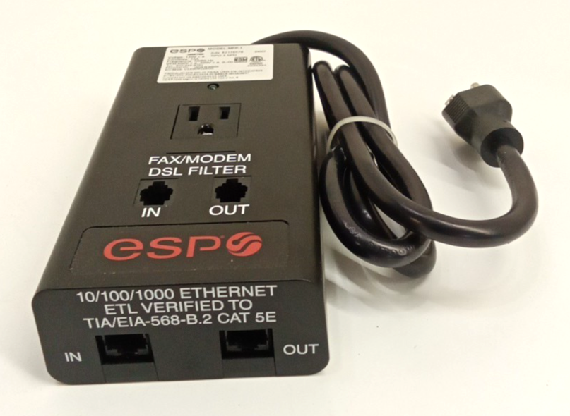 ESP MFP-1 Networked AC Power Line EMI/RFI Noise Filter Surge Protector ...