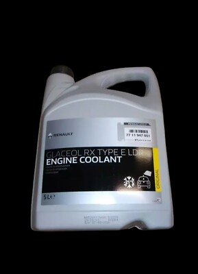 5 litri ORIGINALE Renault Dacia GLACEOL RX TYPE E LDR antigelo ...