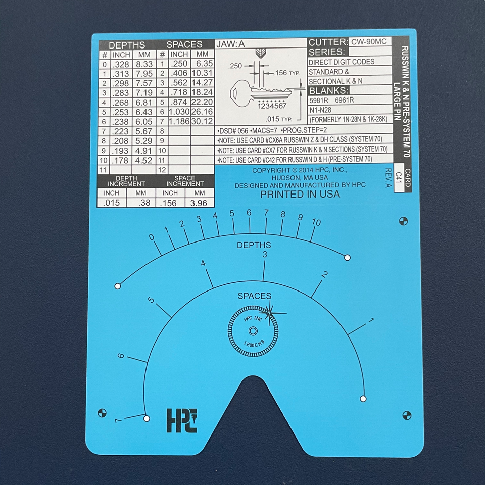 New HPC Replacement Code Cards for 1200 CMB Blitz - Free Shipping ...