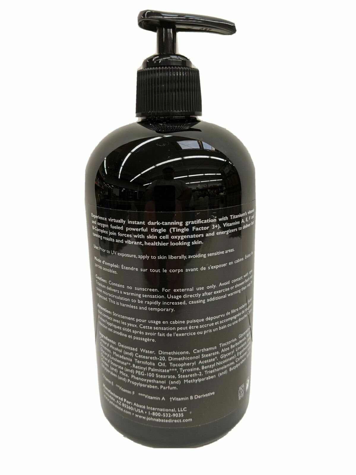 John Abate Titanium Tingle T3 Accelerating Tanning Lotion 16 Oz with ...