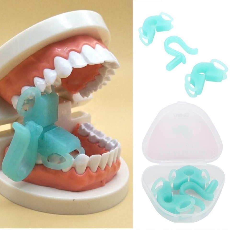 2 Pcs/Set Dental Silicone Bite Blocks Cheek Retractor Mouth Prop 135 ...