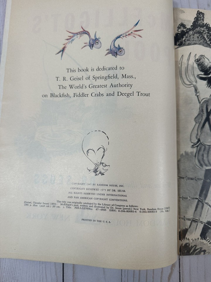 Rare! VTG! 1975 McElliot’s Pool, Dr Seuss, Crest Giveaway Magazine | eBay