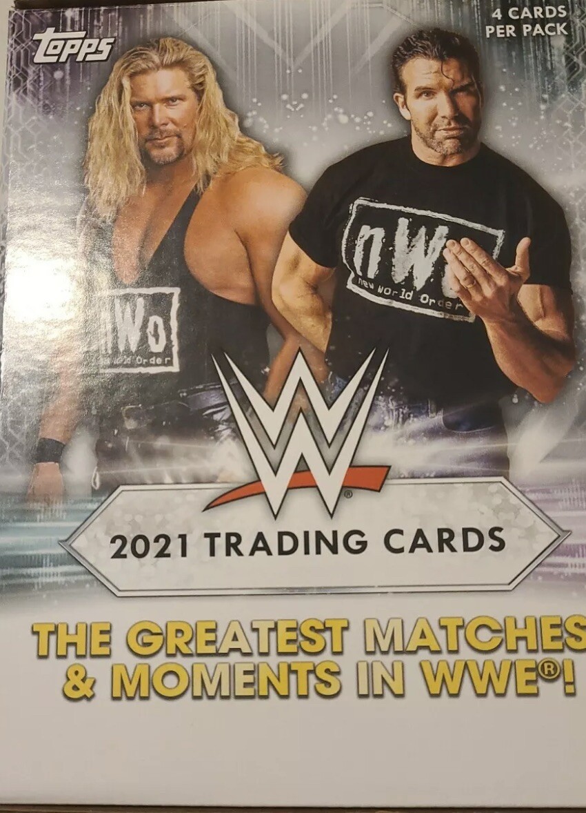 2021 Topps WWE Trading Cards Packs (4 cards) per Pack WWF NWO WCW for ...
