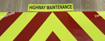 Chapter 8 Chevron DIY Kit FREE Highway Maintenance Decal / Sticker ...