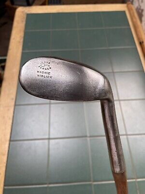 Hickory Golf Club Rare Alex Patrick Leven Dish Deep Concave Face Mashie ...