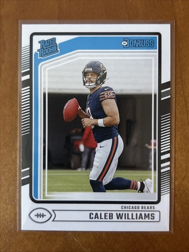 2024 Panini Donruss Caleb Williams Base Rated Rookie #327 Chicago Bears ...