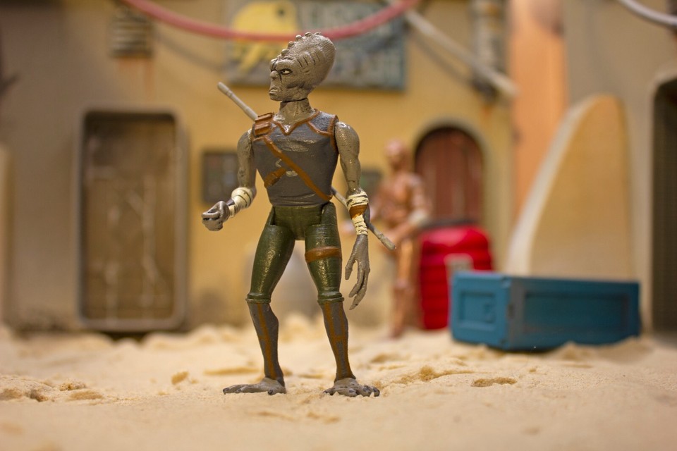 Star Wars custom articulated RUKH noghri 3,75 inch the rebels ...