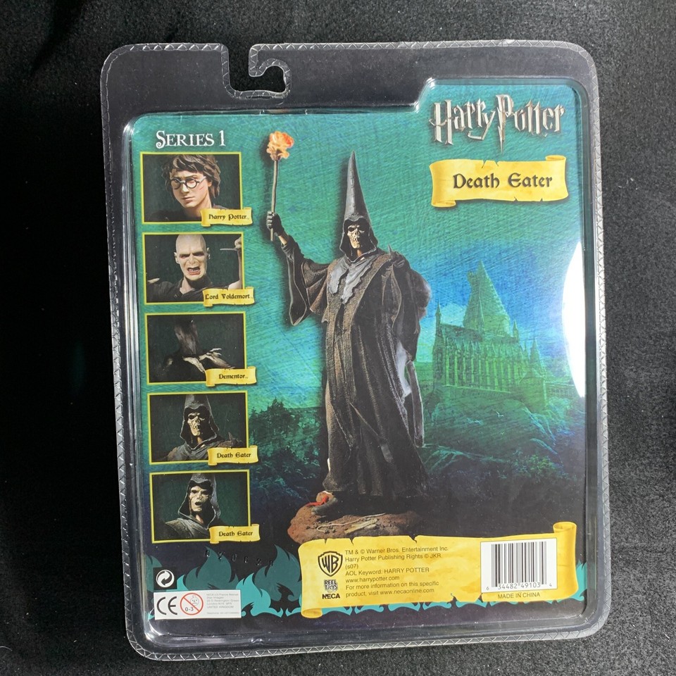 NECA Harry Potter Series 1. DEATH EATER w/ Torch Wand & Base | eBay