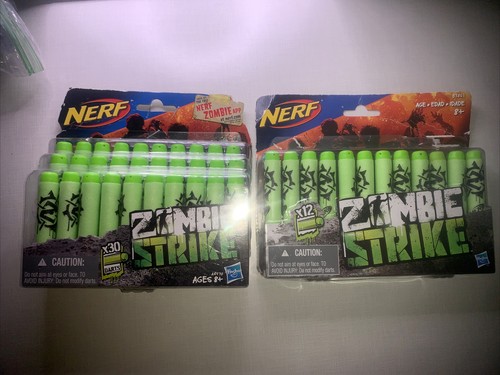Official NERF Darts: ZOMBIE STRIKE ELITE Round Bullet Refill Pack of 30 ...