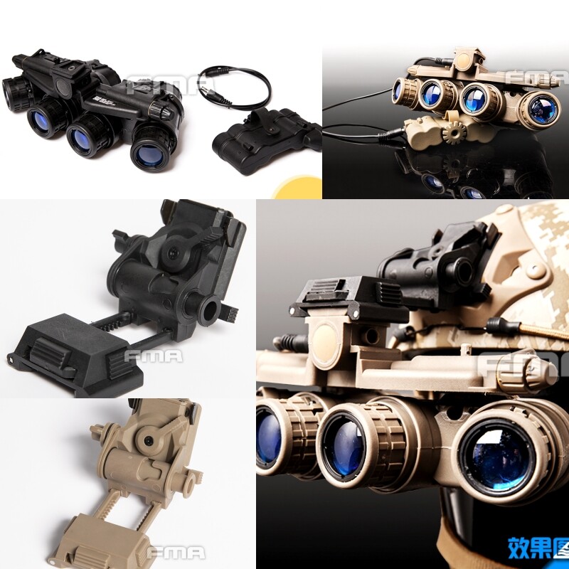Latest FMA Nylon L4G24 Helmet NVG Mount /Dummy GPNVG 18 Model Night ...