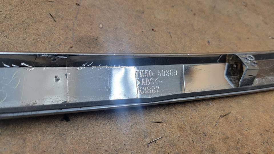 2016 - 2021 Mazda CX-9 Bumper Trim Rear Chrome Trim Piece TK50-50-369 ...