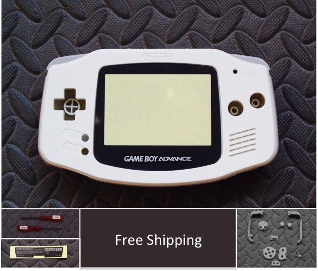 GBA Nintendo Game Boy Advance Replacement Housing Shell Screen White ...