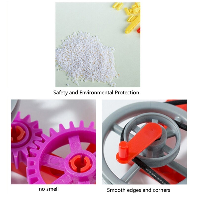 Educational Gear Pulley Toy Class Science Experiment Equipment for Kids ...