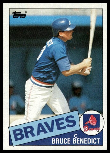 1985 Topps #335 Bruce Benedict | eBay