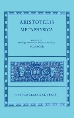 Aristotle Metaphysica (Oxford Classical Texts) by Aristotle [Hardback ...