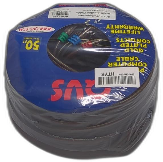 Qvs, 5 Rca Premium Component Audio & Video Combo Cable (50 Feet) | eBay