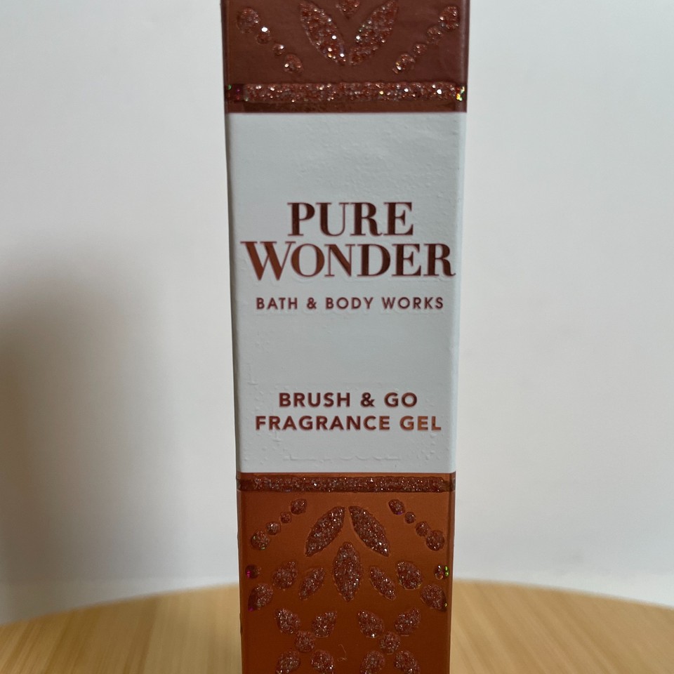 Bath & Body Works Pure Wonder Brush & Go Fragrance Perfume Gel 0.52 fl ...