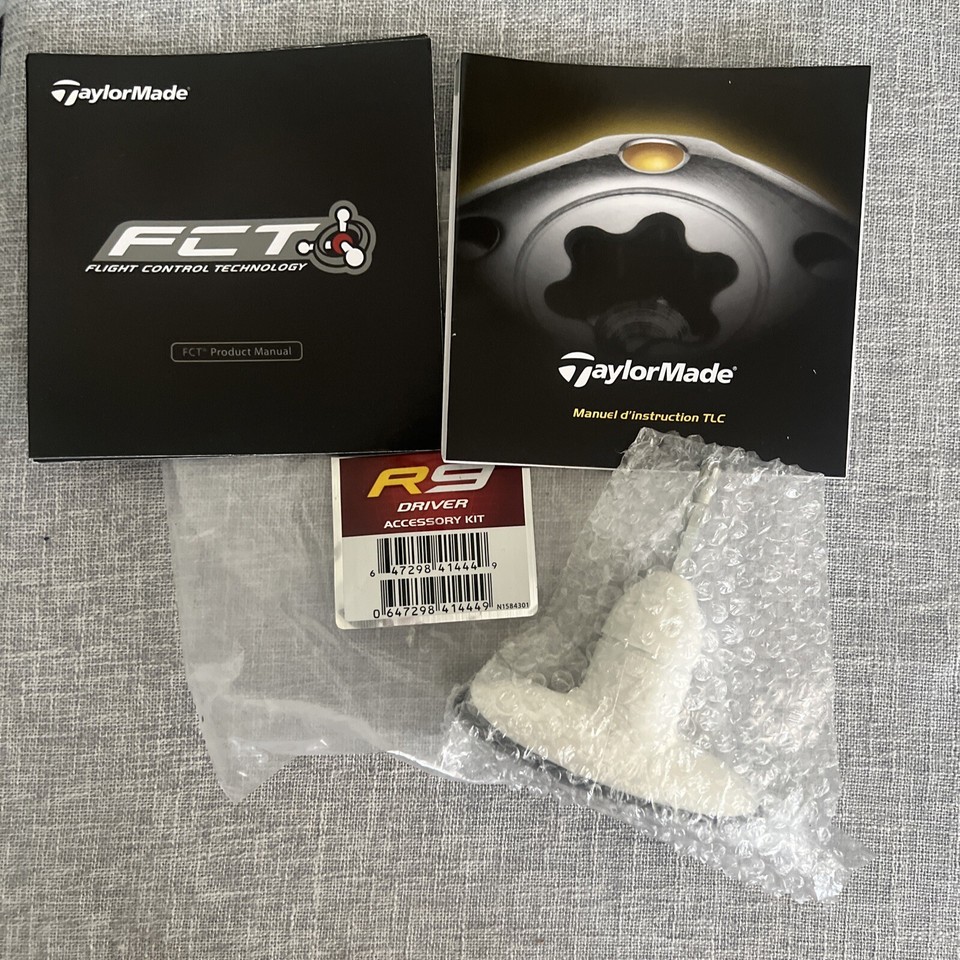 TaylorMade R9 Supertri Driver Accessory Tool Kit Wrench Manual | eBay