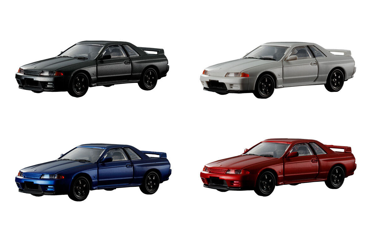GTR R32 Skyline Miniature Model Kit Bandai Luminous Gashapon Toys set ...