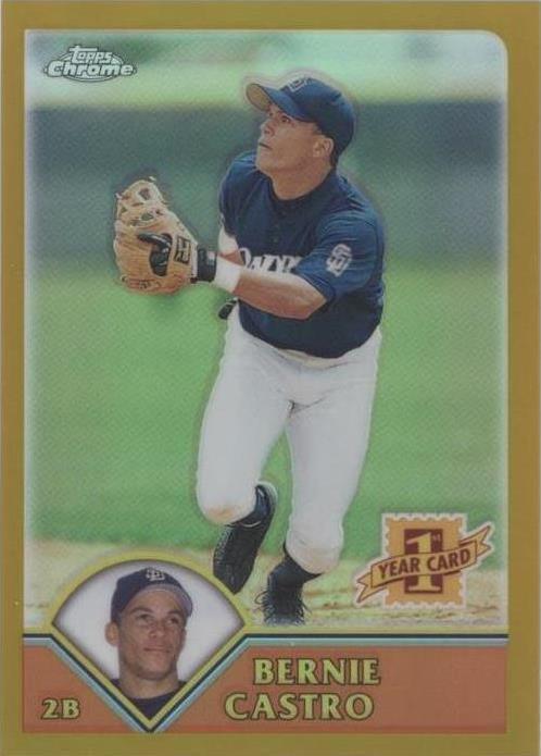 2003 Topps Chrome - Bernie Castro #209 Gold Refractor /449 (RC) for ...