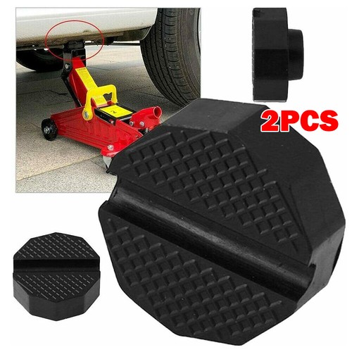 2 PCS Universal Car Jack Rubber Pads Stand Pads Adapter Rubber Jacking ...