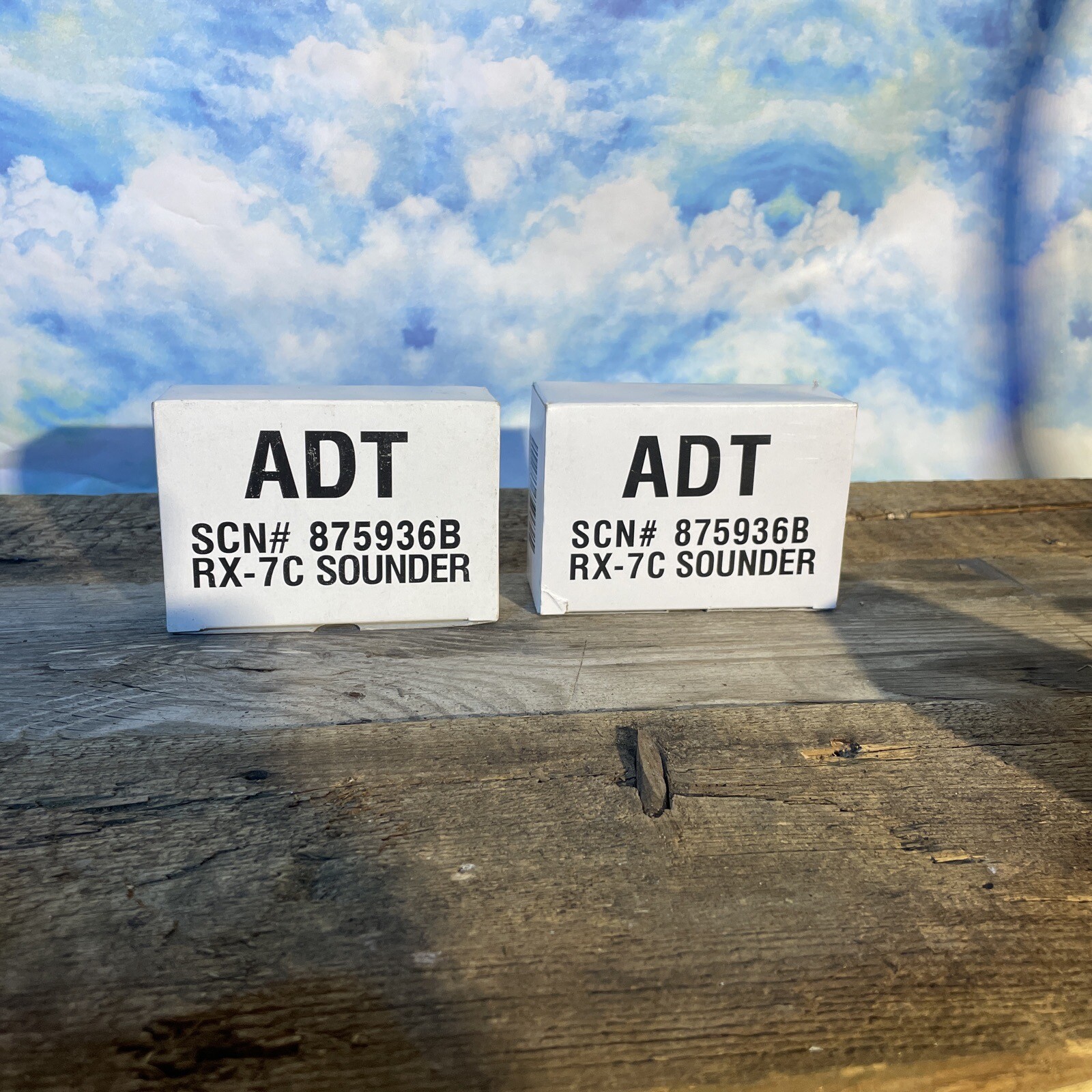 2 Indoor 90dB Alarm Sounder, Self-Contained Security Siren RX-7C SCN ...