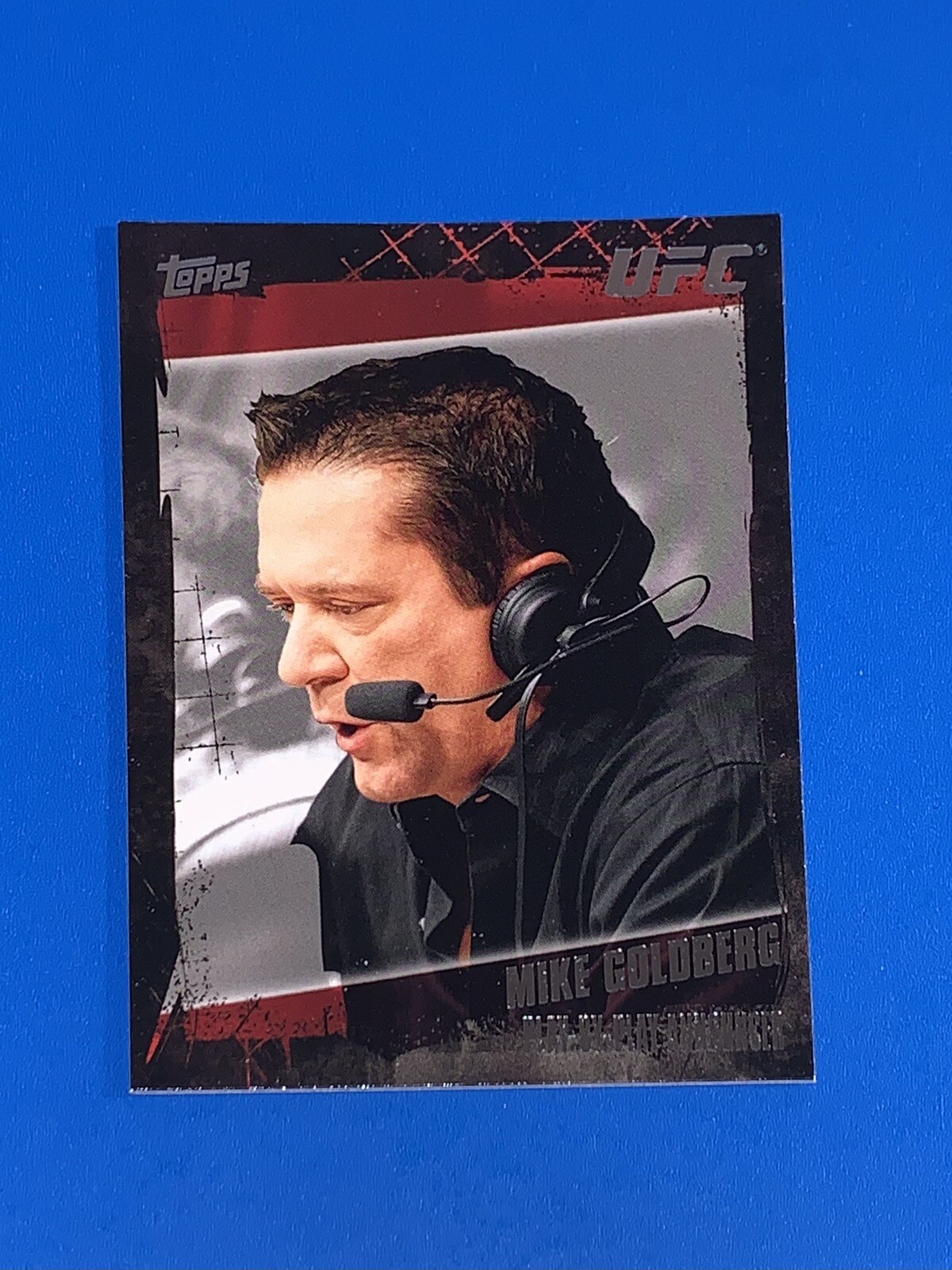 2010 Topps UFC Mike Goldberg Trading Card #168 Play-By-Play-Announcer ...