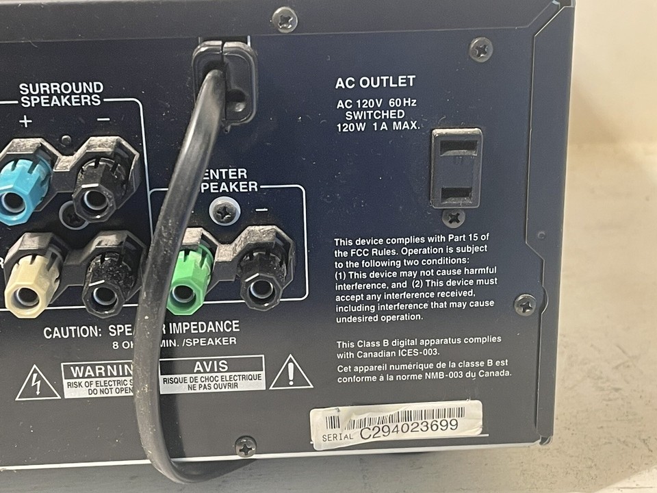 Onkyo HT R500 5.1 Channel 230 Watt AV Receiver Home Theatre Theater ...