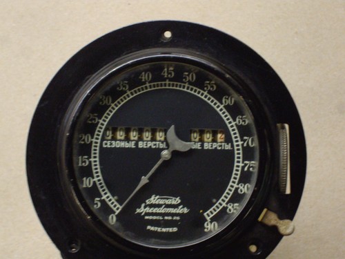 Stewart Speedometer Model 26 - 1912-15 Vintage - NOS - Russian -VERTZ ...