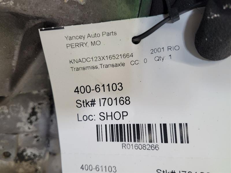 2001 Kia Rio Parts Diagram