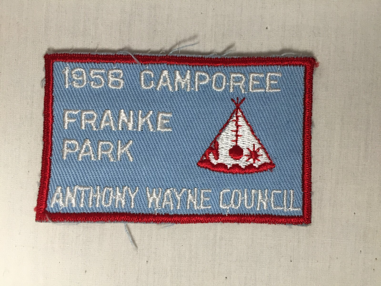 1958 Anthony Wayne Area Council Frank Park Camporee Activity Patch | eBay