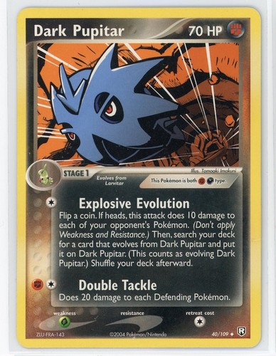 Pokémon TCG - Dark Pupitar 40/109 - Team Rocket Returns - Uncommon | eBay
