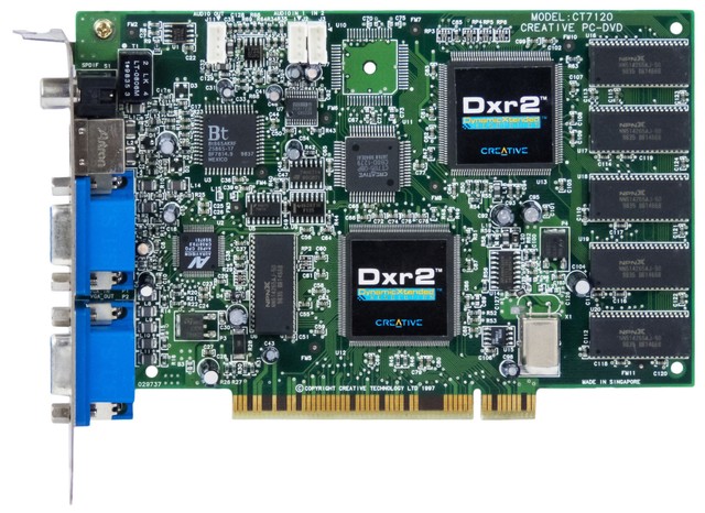 Creative Labs Pc-dvd Dxr2 Decoder Card CT7120 for sale online | eBay