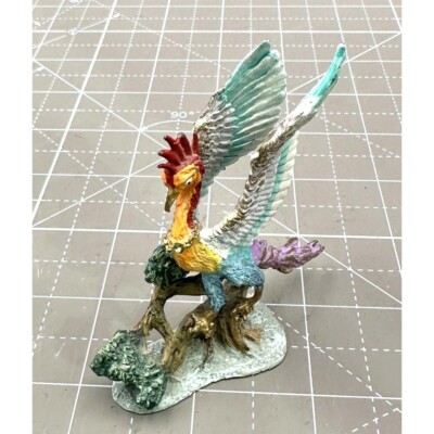 Vintage Simurgh Mythical Flying Bird Enchanted Mountain Fantasy Xanth Franklin M | eBay