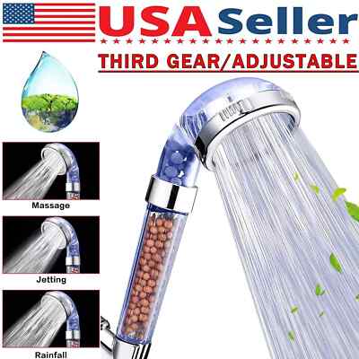 Filtered Shower Head with Handheld,3 Spray Modes High Pressure Water ...
