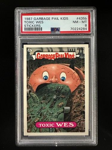 1987 Garbage Pail Kids #435b - Toxic Wes - PSA 8 | eBay