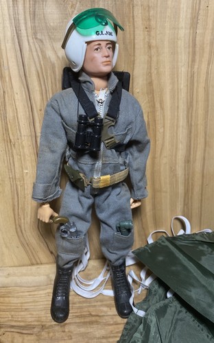 Vintage 1964 Gi Joe Action Scramble Pilot 12” Figure Flight Suit ...