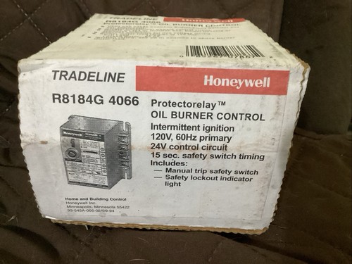 Honeywell R8184G 4066 5 Intermittent Ignition Oil Primary burner ...