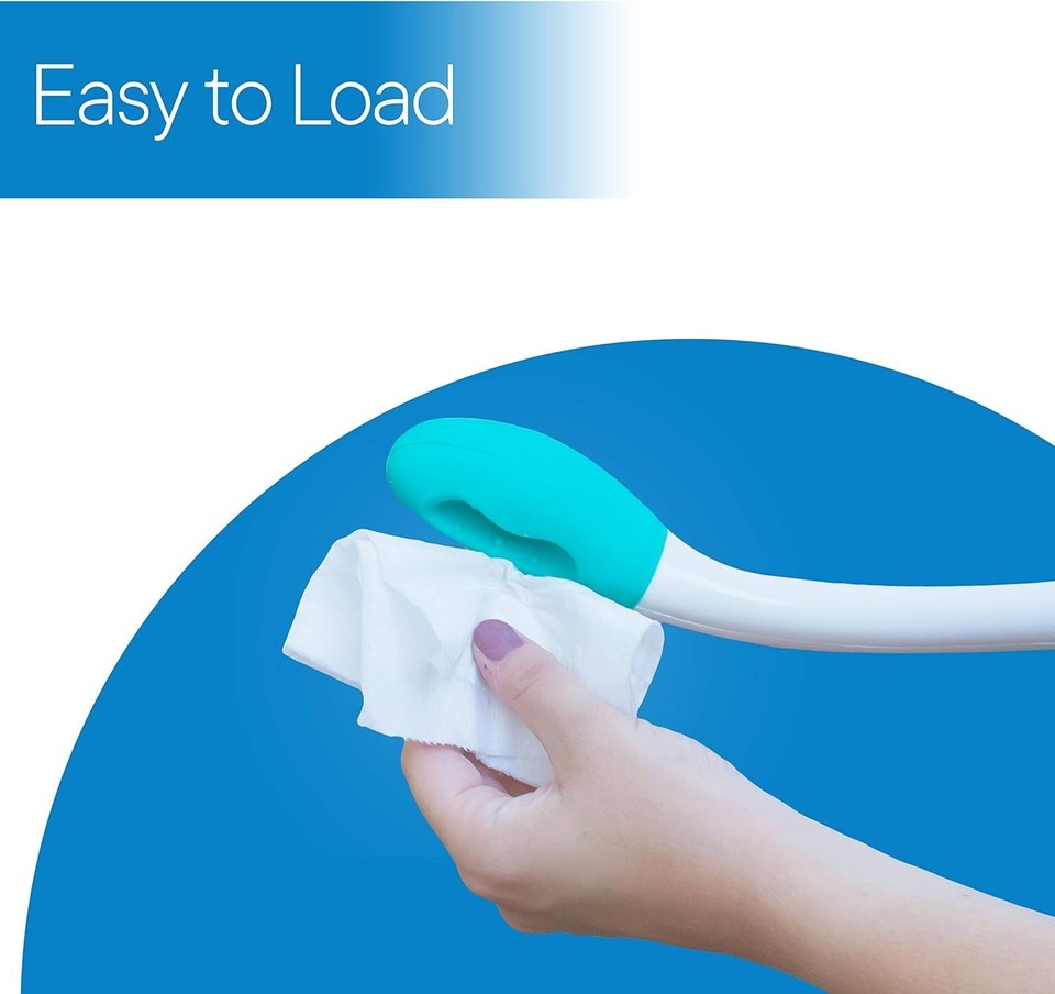 2 Pack Toilet Paper Aids, Self Assist Wiper Holder, Long Reach Comfort ...