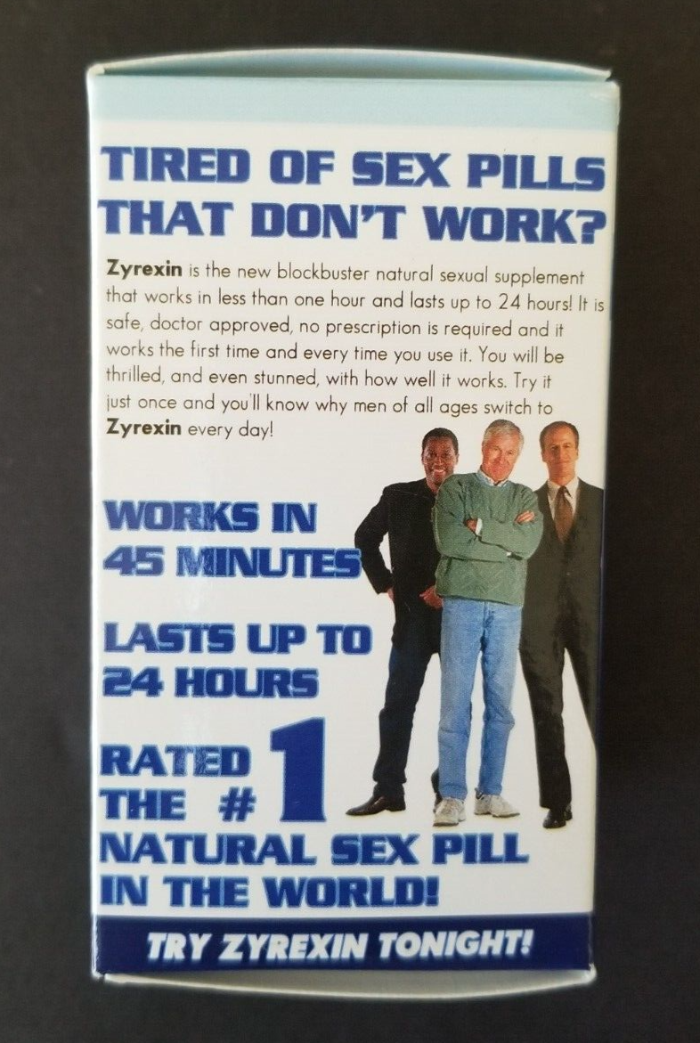 10 Zyrexin World's Strongest Sexual Enhancer Tablets, Sealed, Expire ...