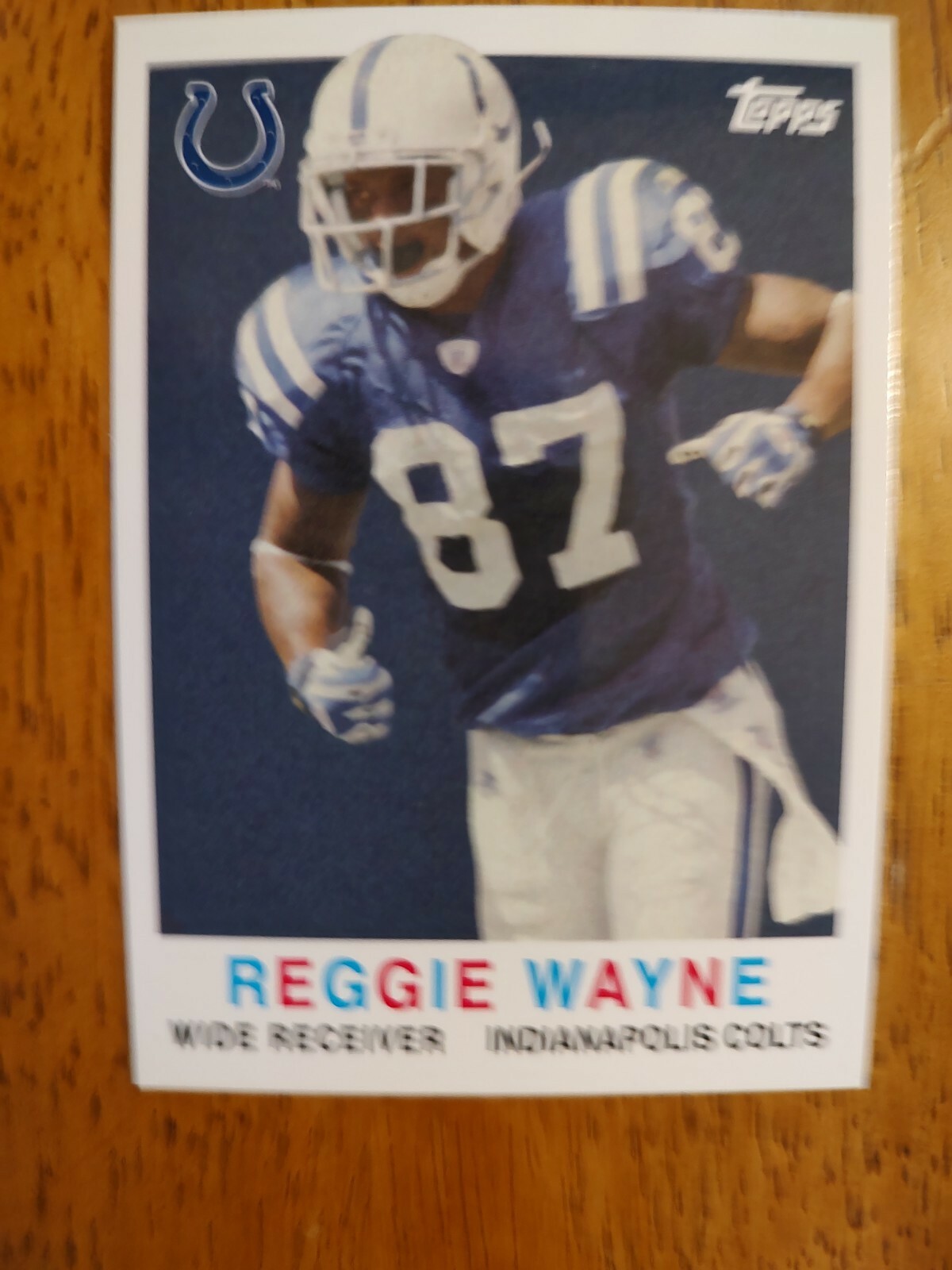 2008 Reggie Wayne Topps Promo Card # 36 of 40 | eBay