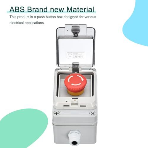 IP67 Push Button Box ABS E Stop Button for Indoor and Outdoor ...